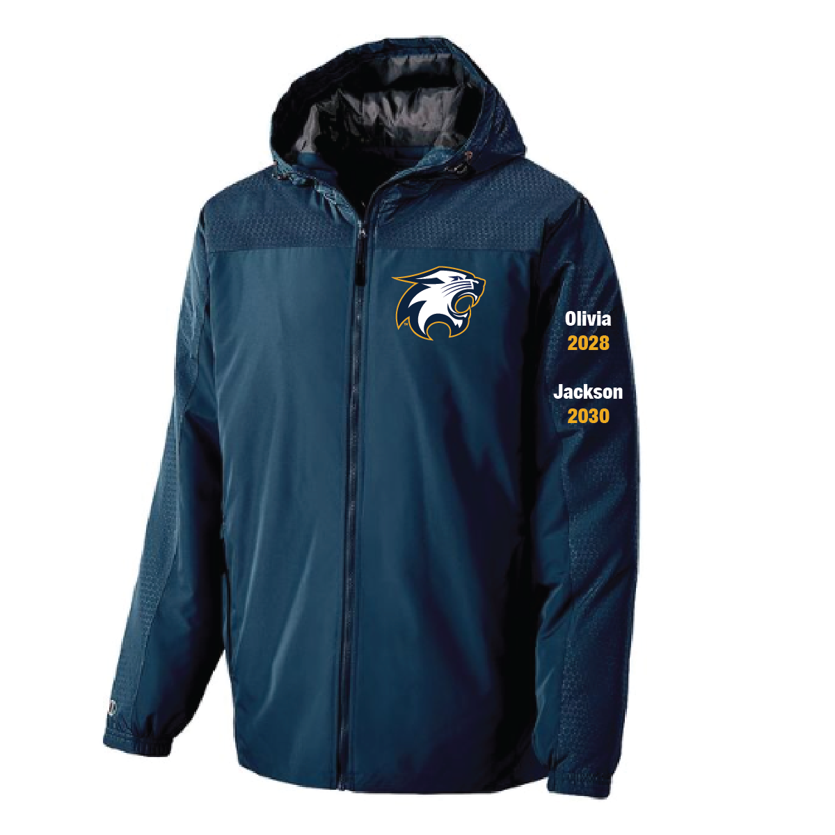 Parent Jacket - River Falls - Wildcat Head – River City Stitch